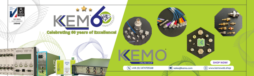 Kemo Shop - Accelerometer Cables, Signal conditioning, Accelerometer Mounting Accessories